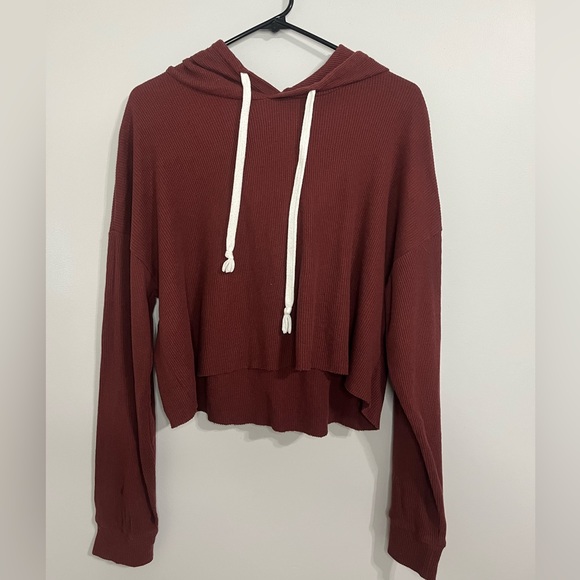 Forever 21 | Sweaters | Red Forever 2 Hoodie | Poshmark